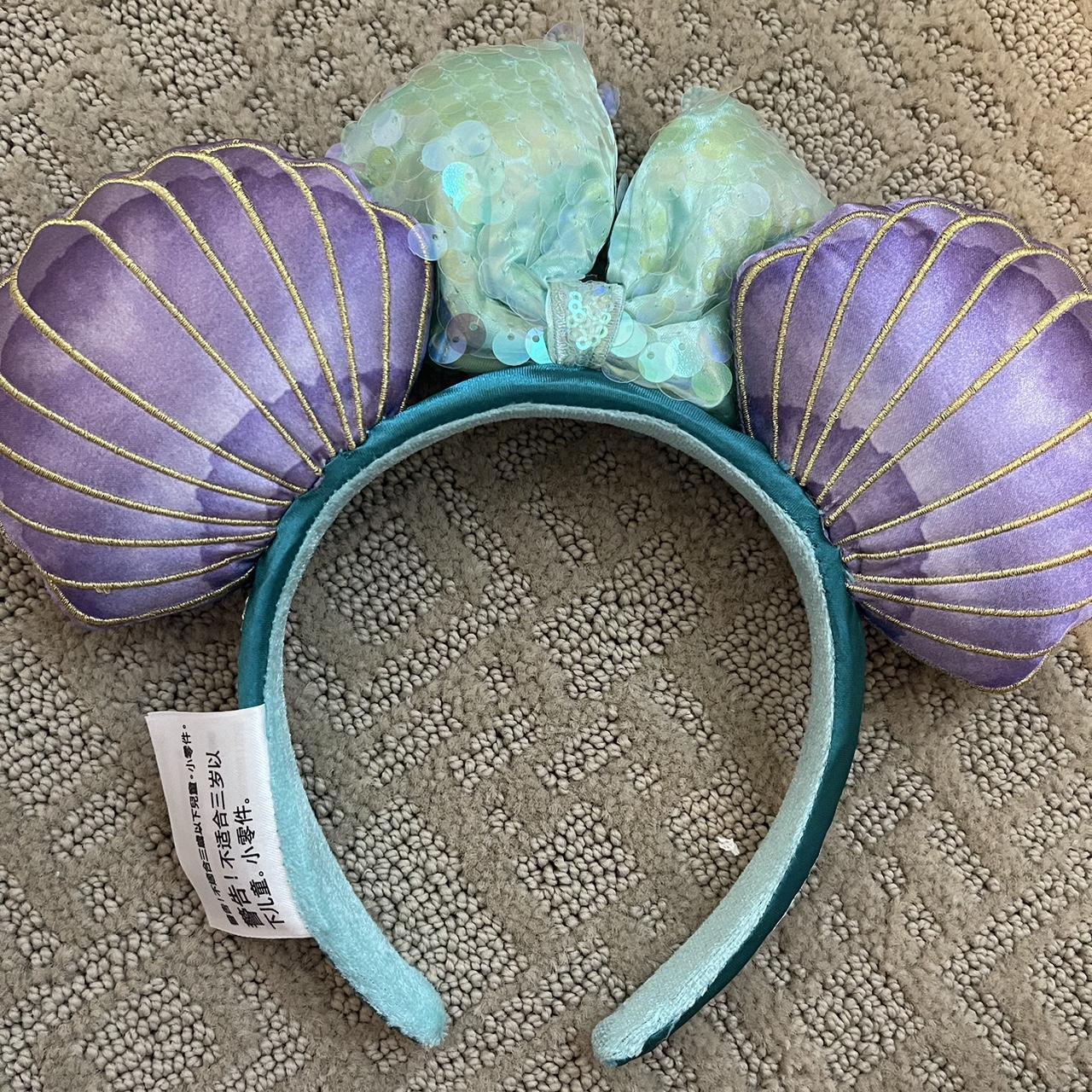 ariel minnie mouse ears bought from disney for... - Depop