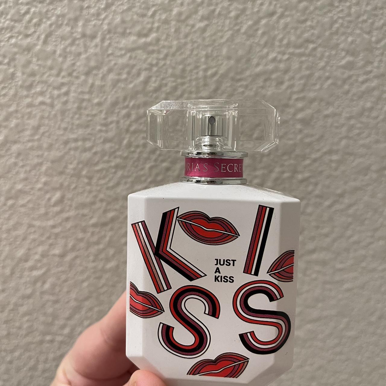 victoria’s secret kiss perfume smells super good and... - Depop