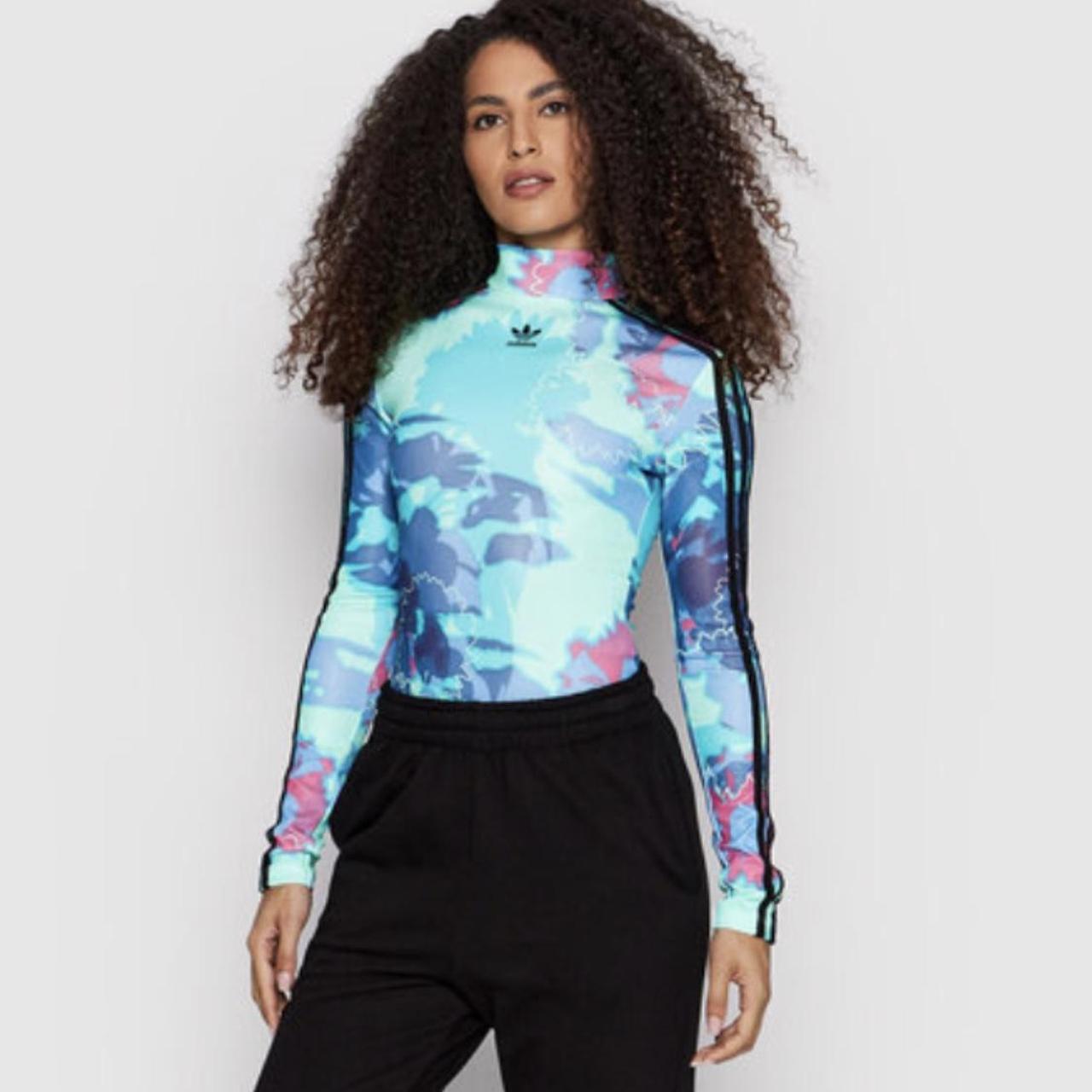 Women's long sleeve bodysuit adidas Originals... - Depop