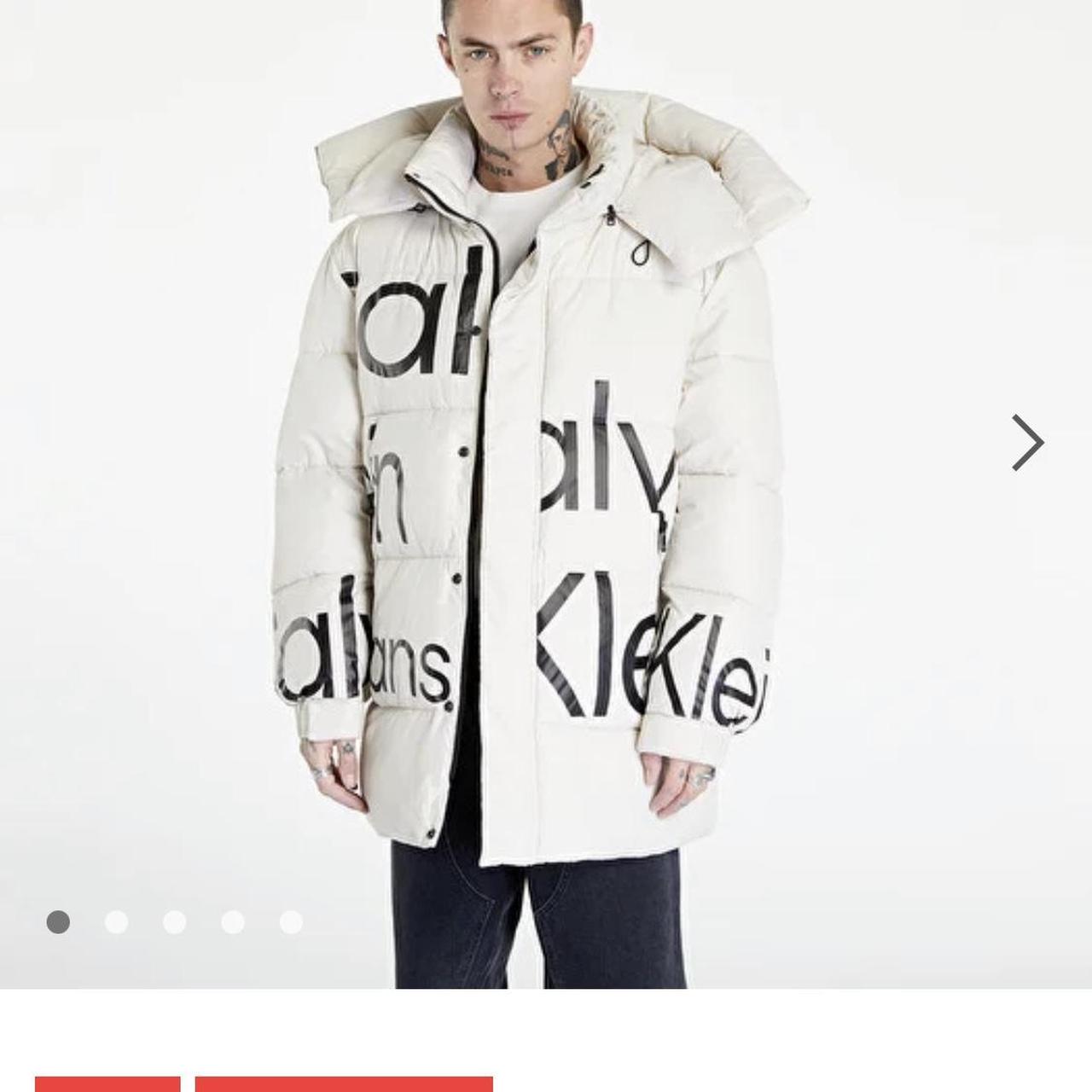 Calvin Klein Disrupted Logo Puffer Puffa Padded Depop
