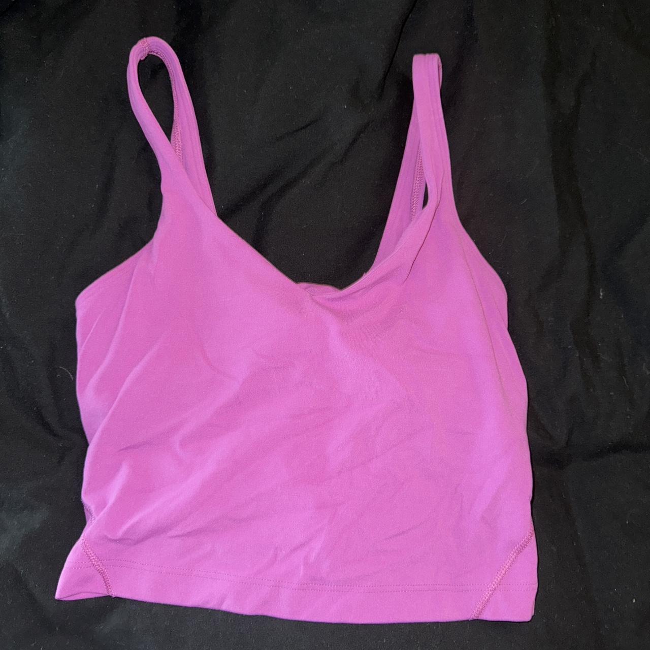 purple lululemon align tank - Depop