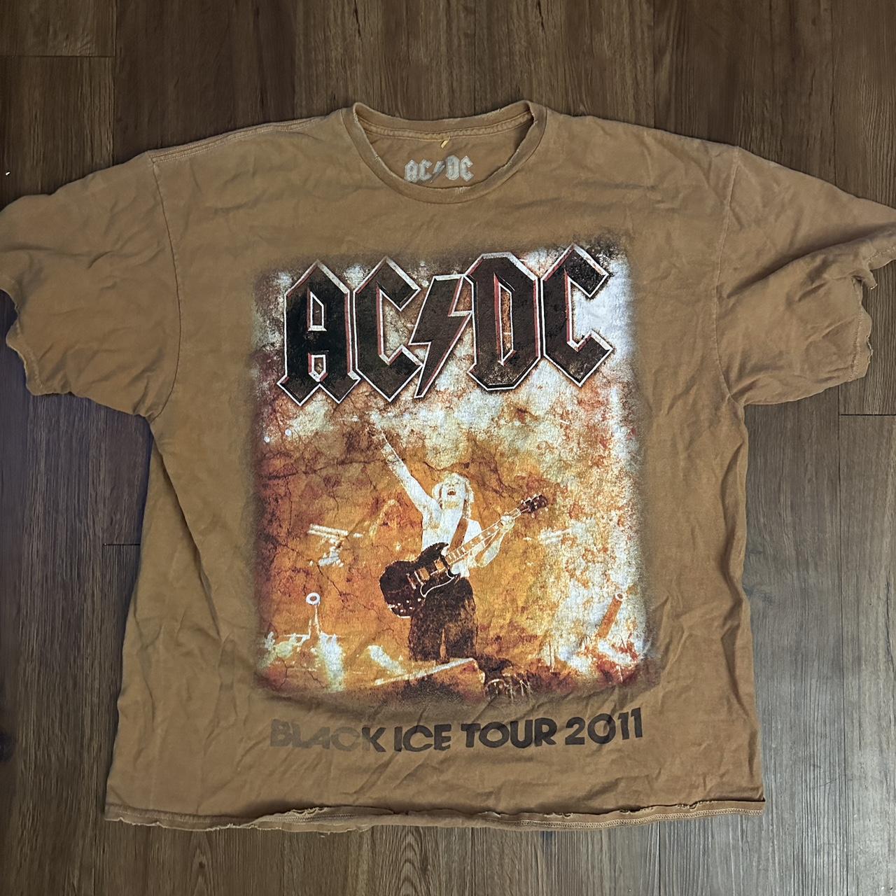 ACDC RAG shirt Distressed look Size XL - Depop