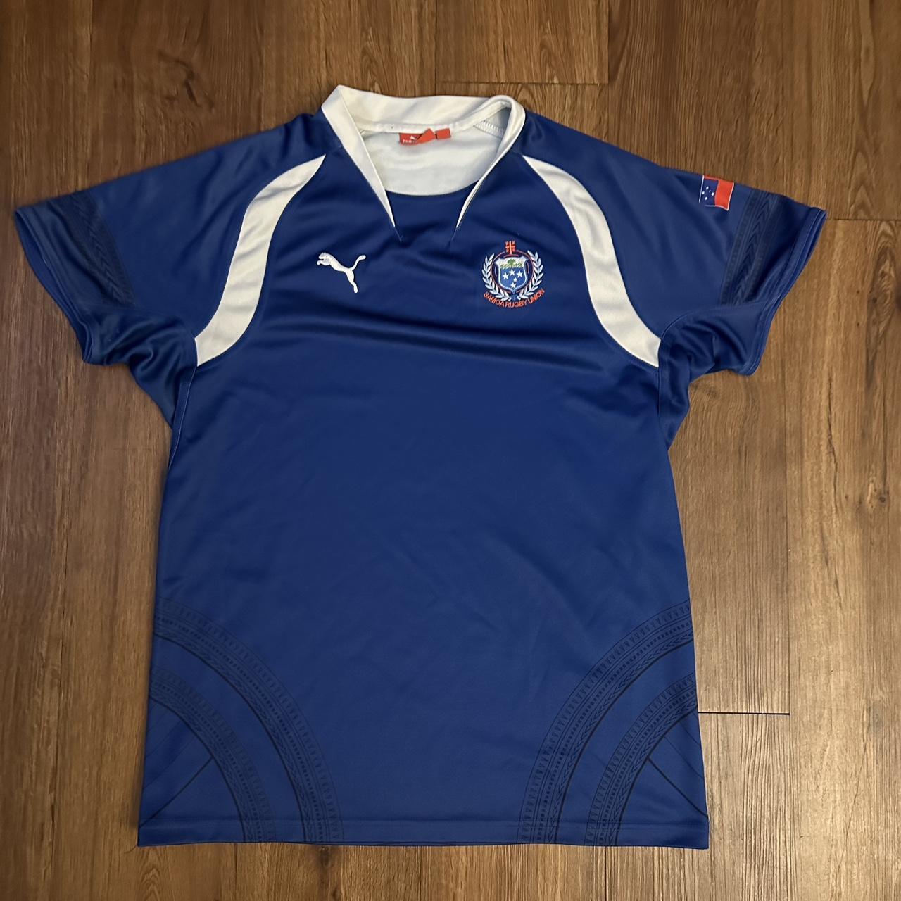 Puma rugby jersey shirt Size XL With some cool... - Depop