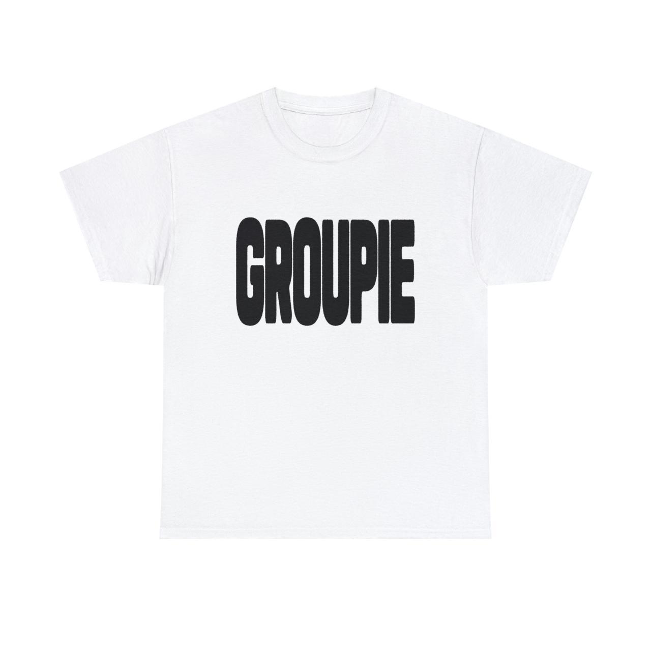 GROUPIE Tee 🖤 hard, punk-styled shirt featuring the... - Depop