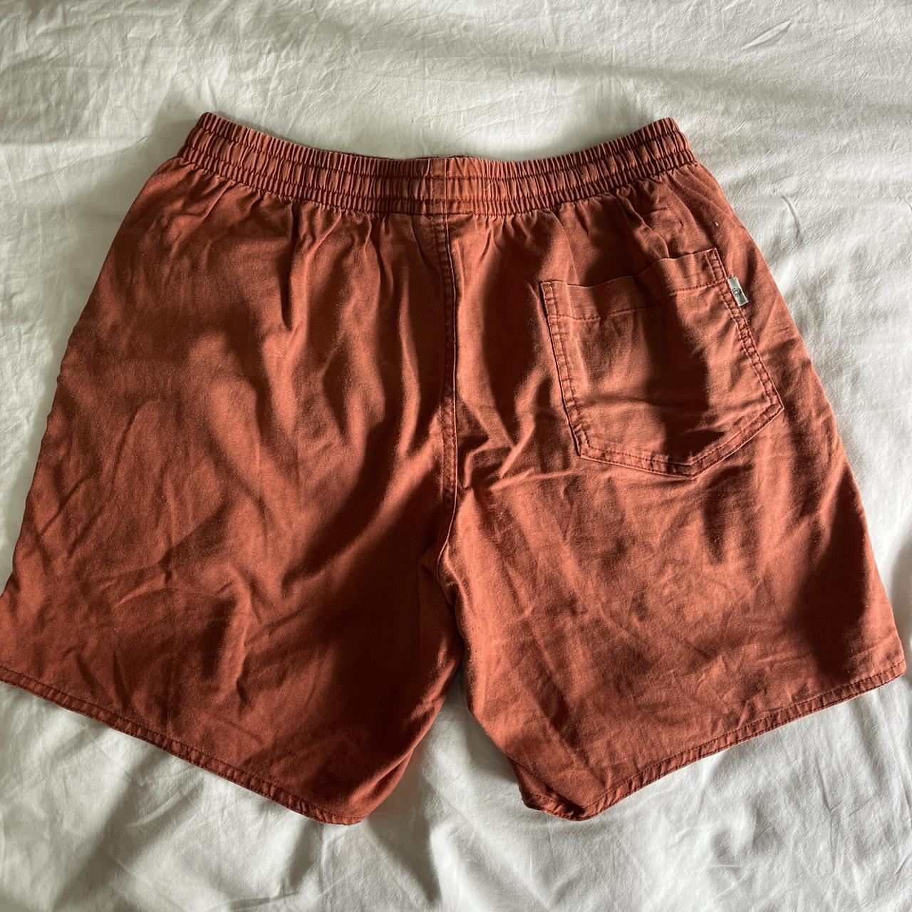 Men’s rhythm linen shorts. Size 32 Worn but good... - Depop