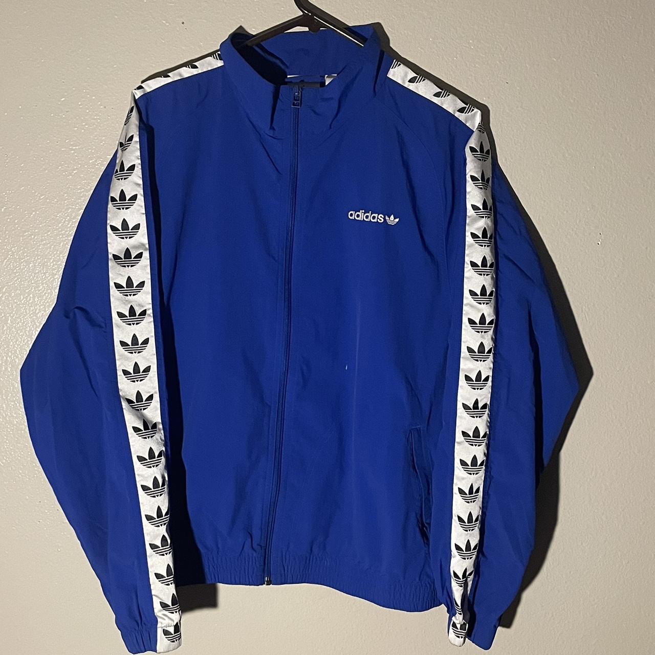 Super sick Adidas windbreaker!! Sized at a XL but... - Depop Super sick Adidas windbreaker!! Sized at a XL but... - Depop