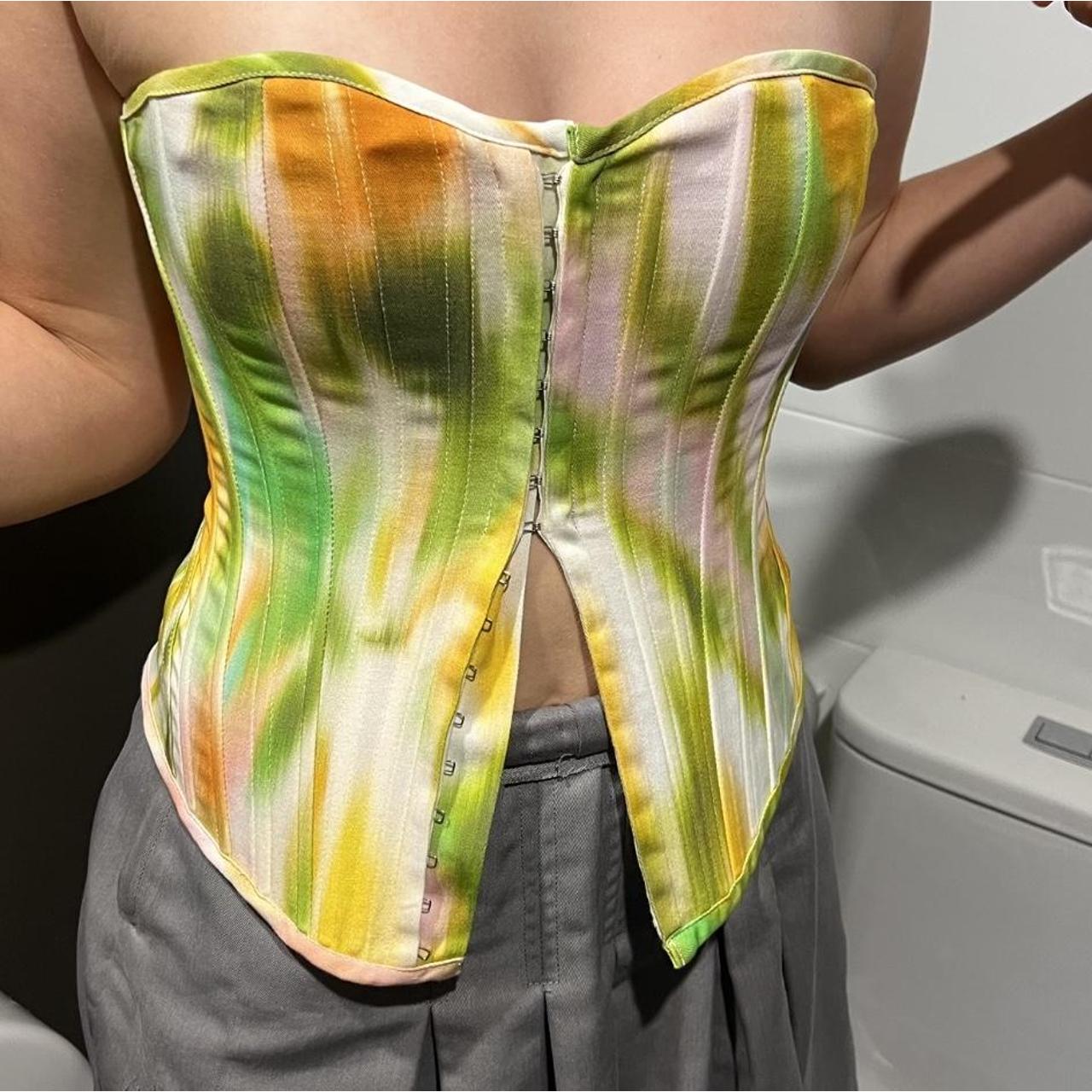 tiger mist corset retail - $90 selling - $10... - Depop