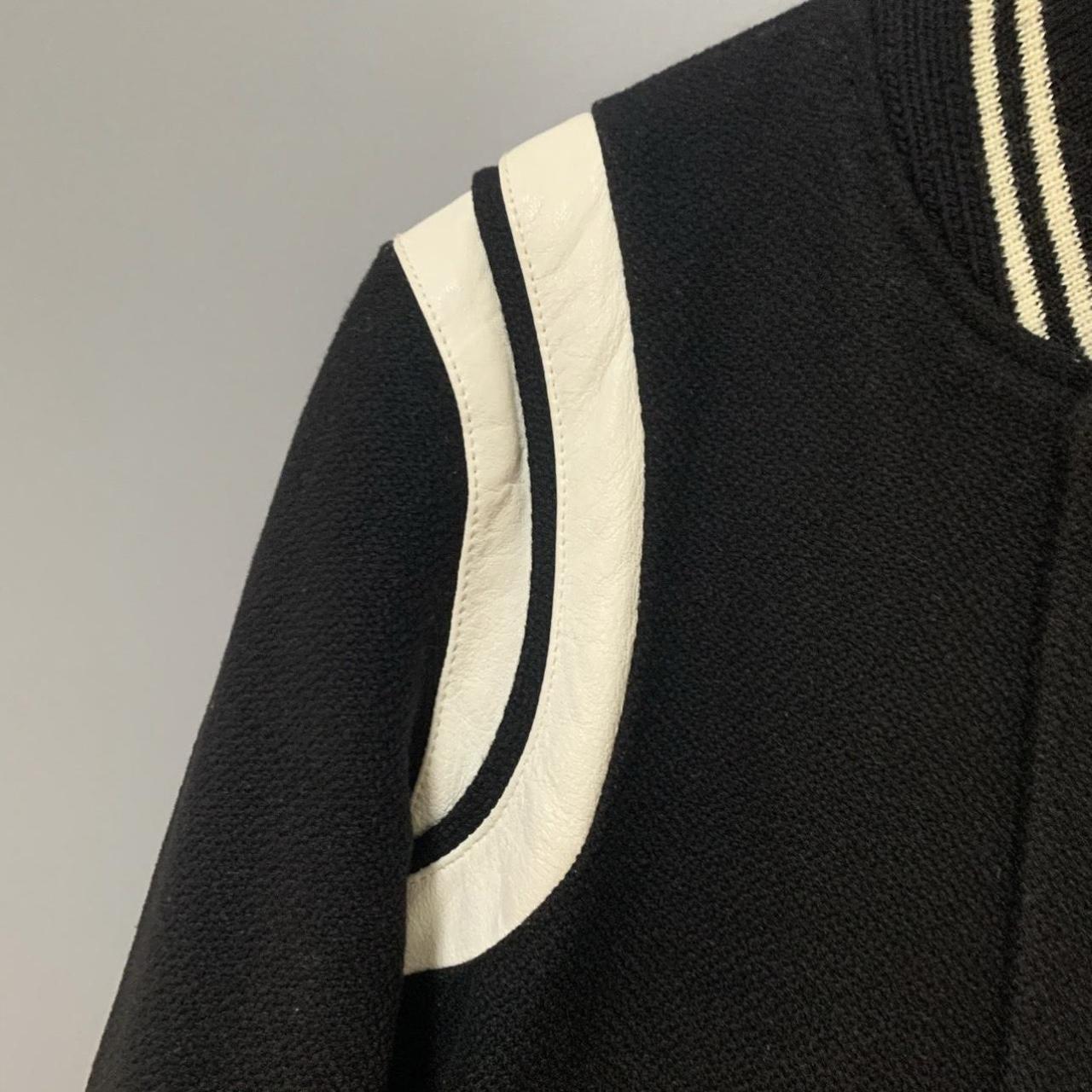 Saint Laurent SLP Teddy Baseball Jacket Size F36... - Depop