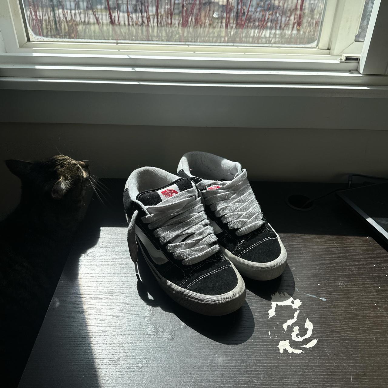 Vans Knu Skool Black & White – Size 9 M – Fair... | Depop