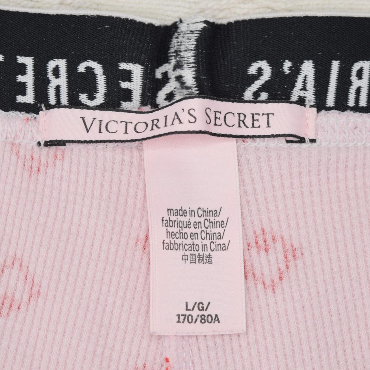 Victoria Secret Logo Boxer Lounge Sleep Booty Shorts... - Depop