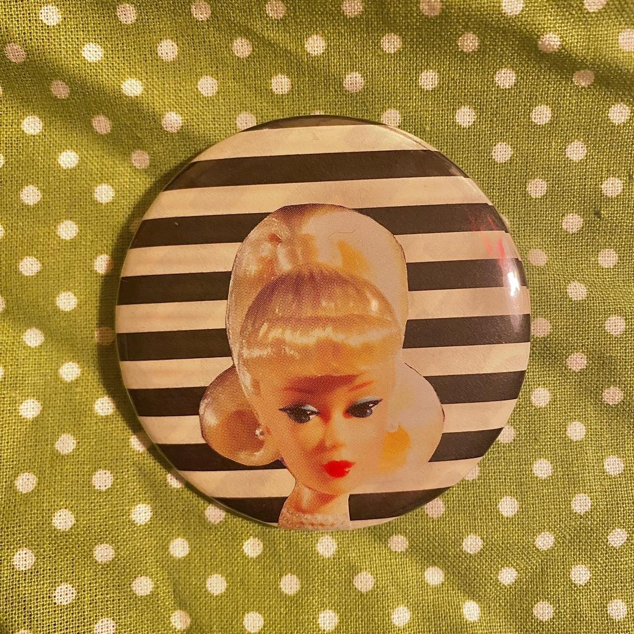 Handmade Barbie button🛍️ Approx 3”x3” FREE SHIPPING ♥️ - Depop