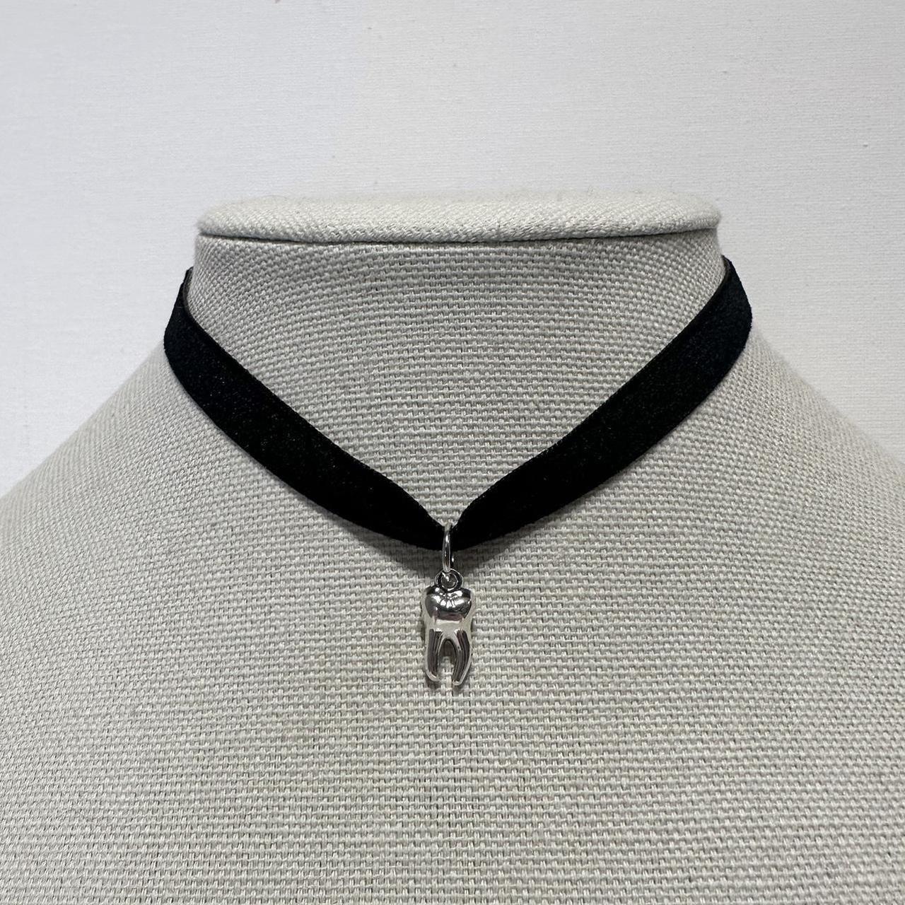 Boy Genius Tooth Black Velvet Adjustable... - Depop