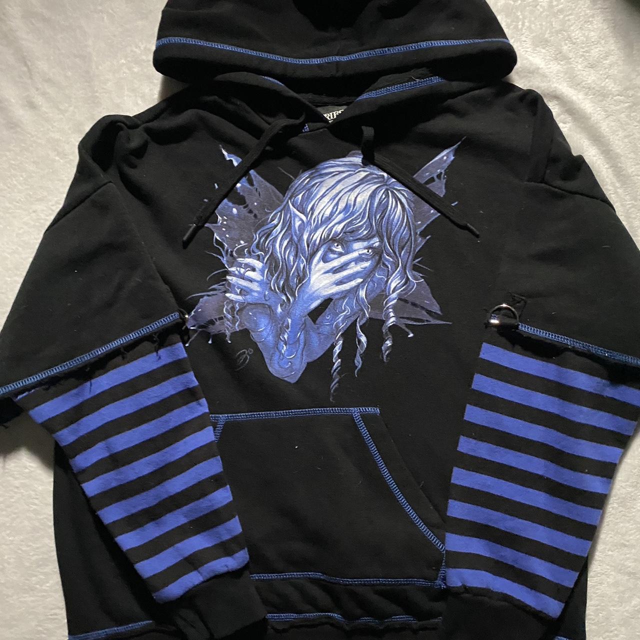 hot topic fairy core hoodie by the brand fairies by... - Depop