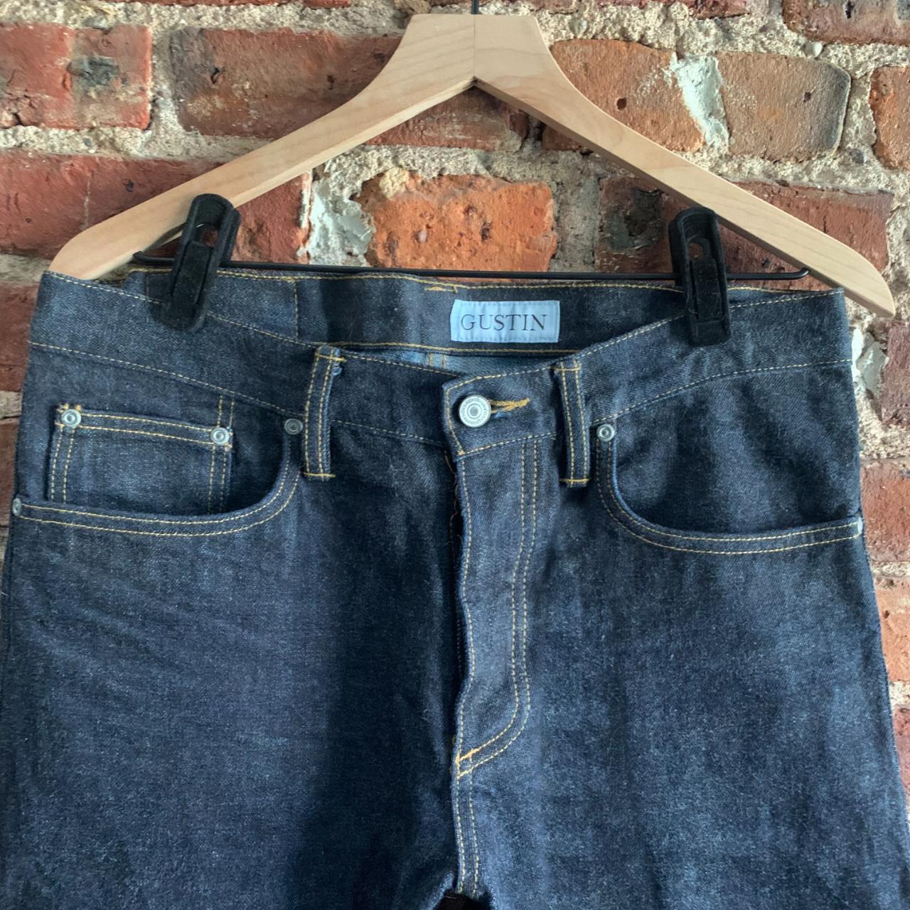 Redline Selvedge denim by Gustin Denim. SUPER THICK... - Depop