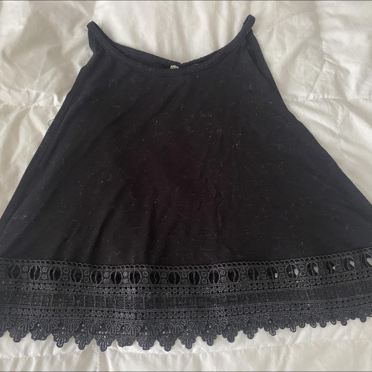 Black open arms tank top brand new - $10 - Depop