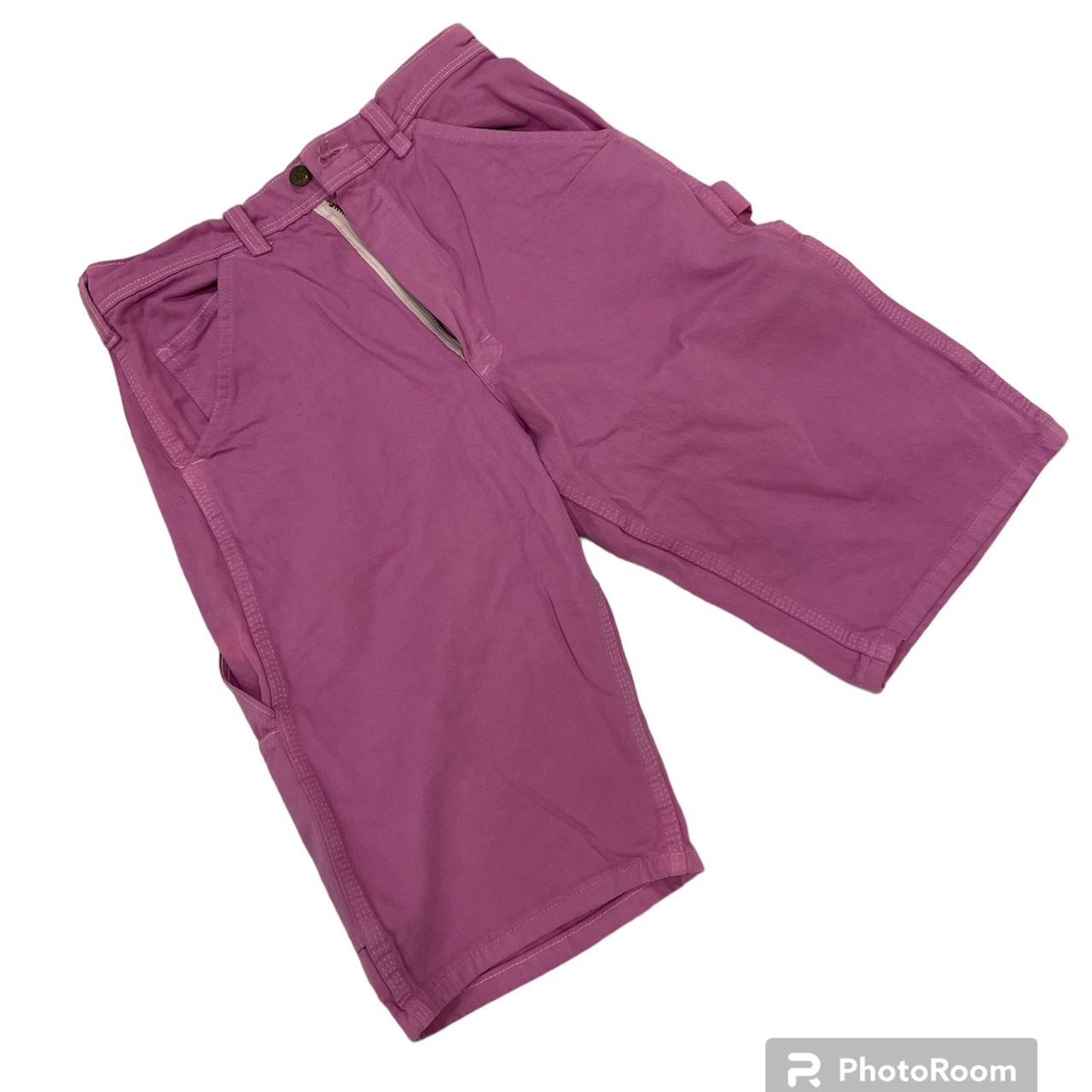 Stan Ray Pink Carpenter Jorts Vintage 90s #y2k... - Depop