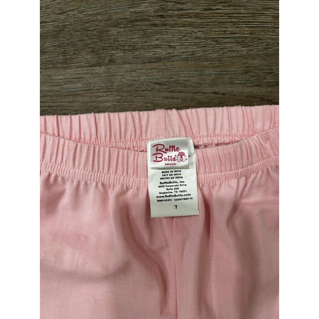 Girls Ruffle Butts Pink Ruffle Pants Size 7. - Depop