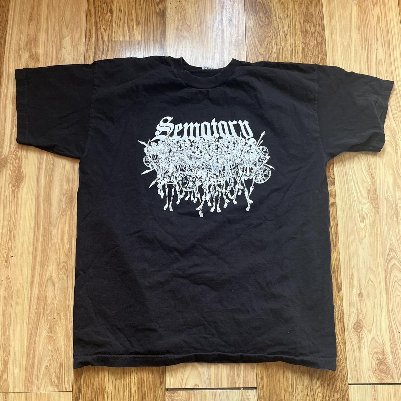 Sematary shirt bought back in ‘21 worn like three... - Depop