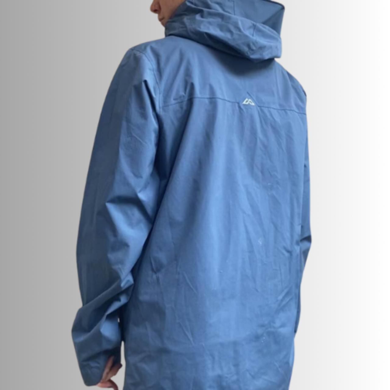 Baby blue KATHMANDU waterproof spray jacket Has some... - Depop