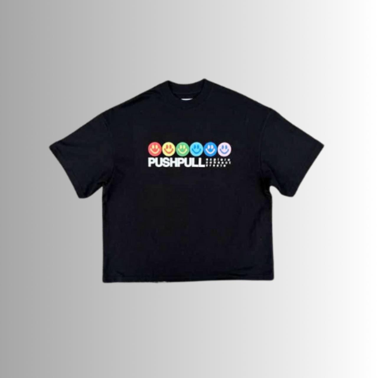 Push pull smiley tee Brand New size small #pushpull... - Depop