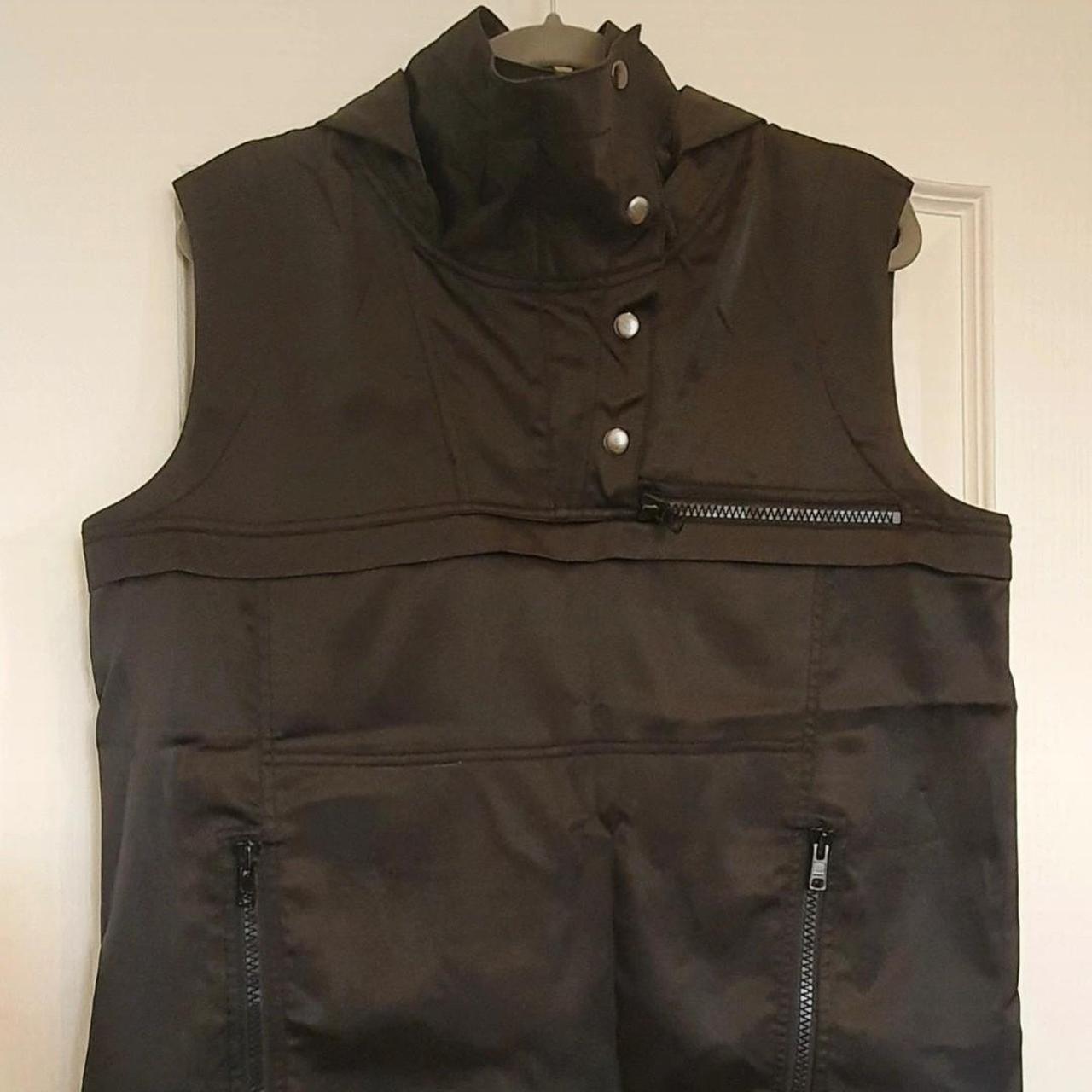 Topshop Women's Black Vest | Depop