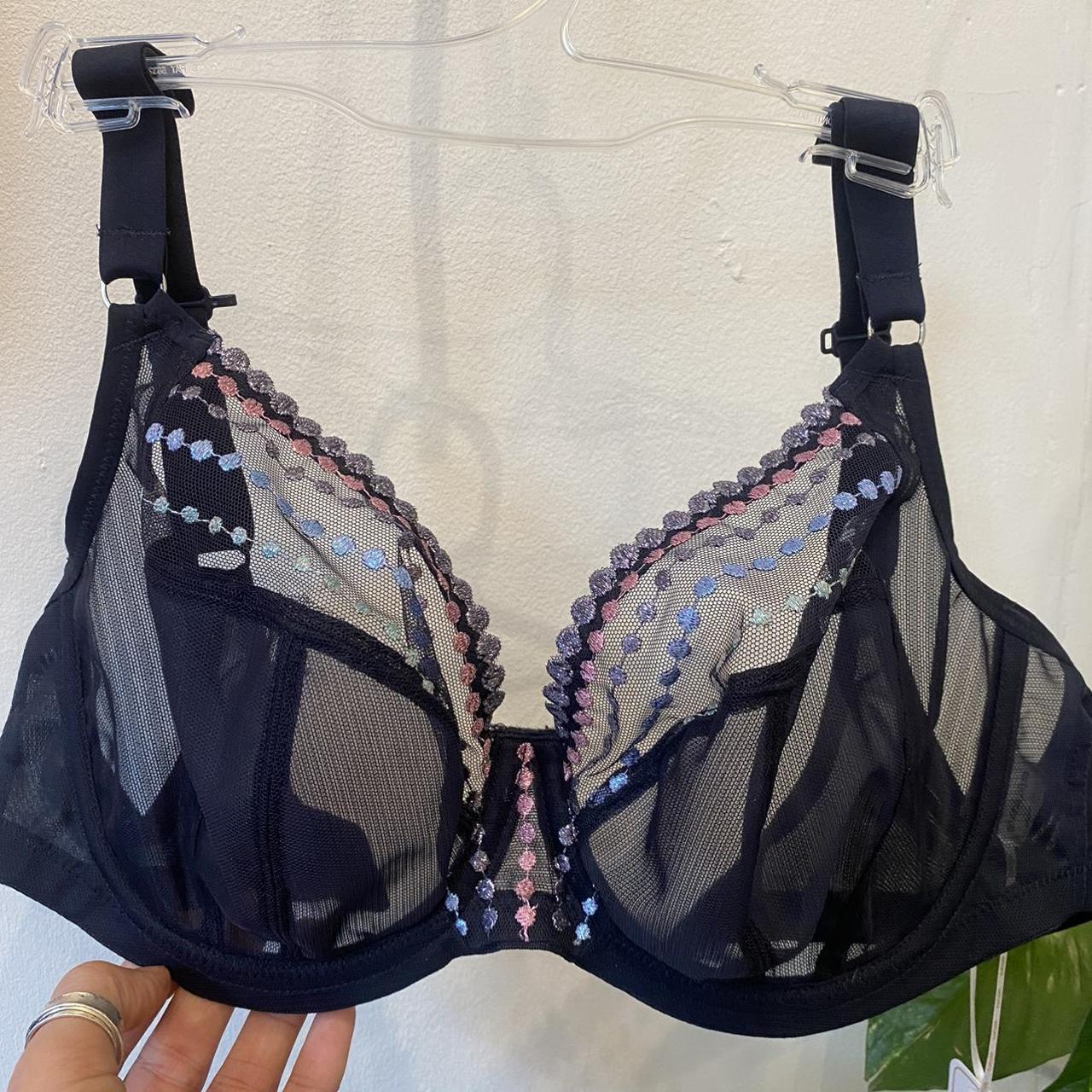 Elomi Matilda Mesh Plunge Bra - J Hook Racer Back... - Depop