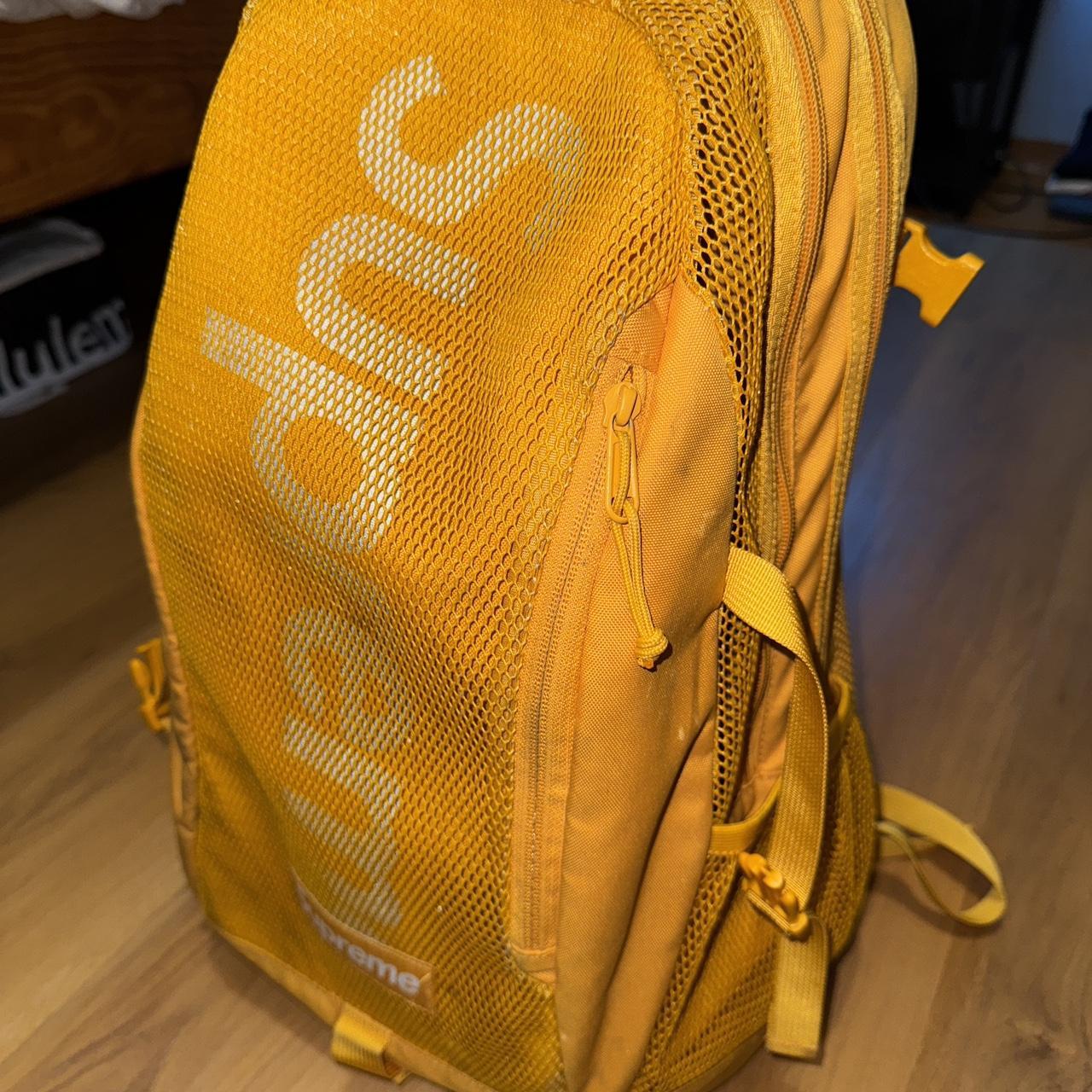 Supreme backpack ss20 a little fraying and some... - Depop