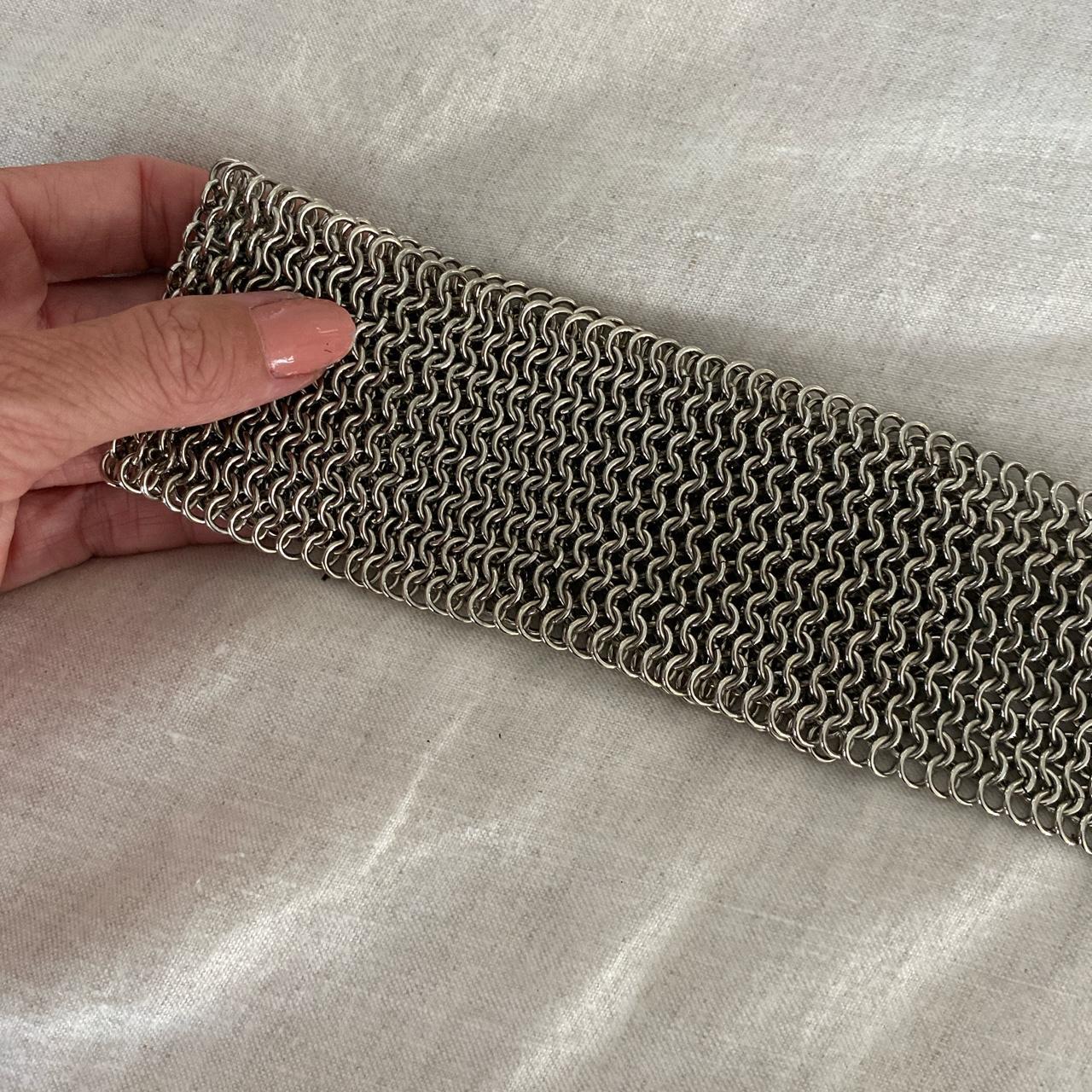 Vintage Y2K Silver chain link belt I got this 1999... - Depop