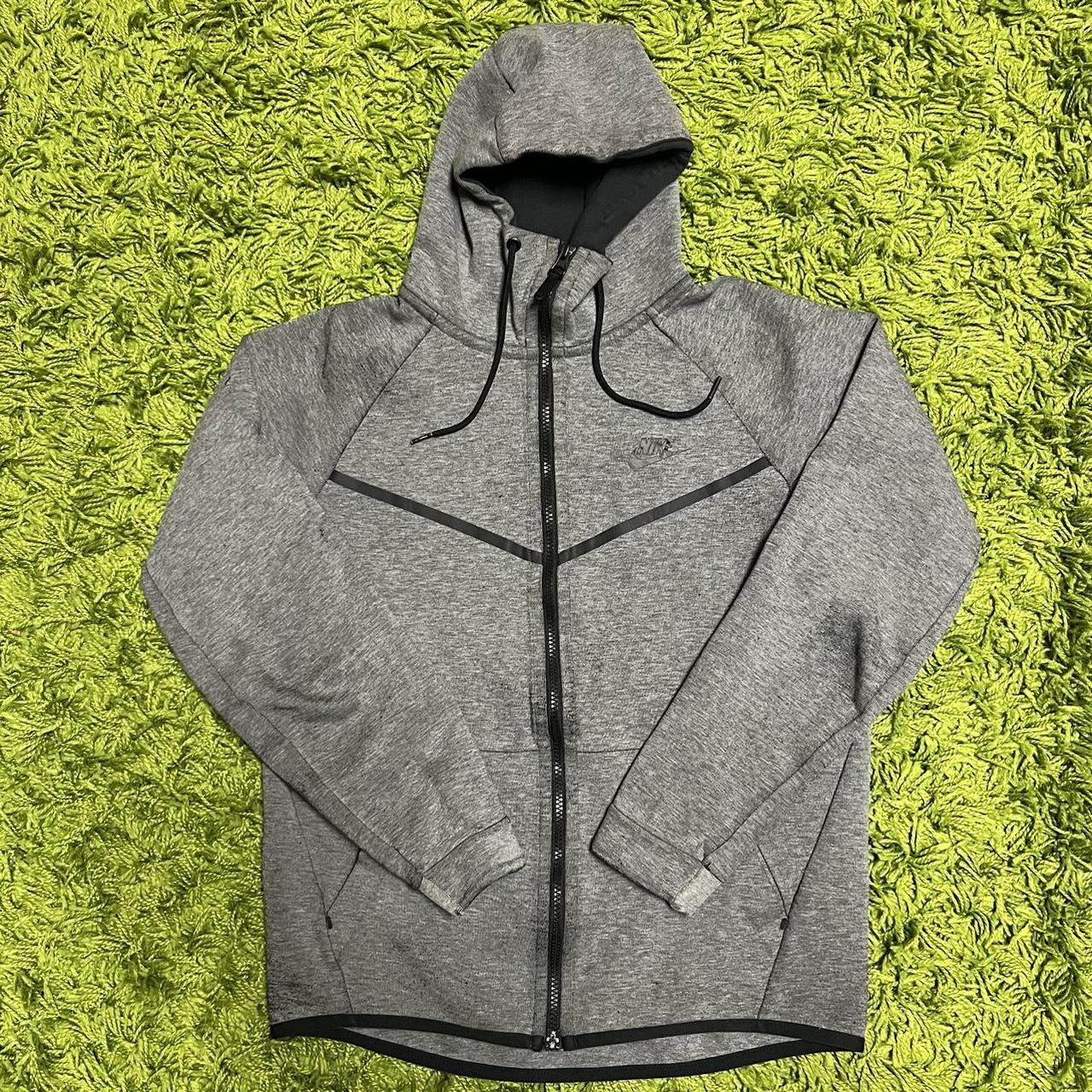 Gray Nike Tech Fleece Jacket, Size Small, Nice gray... - Depop
