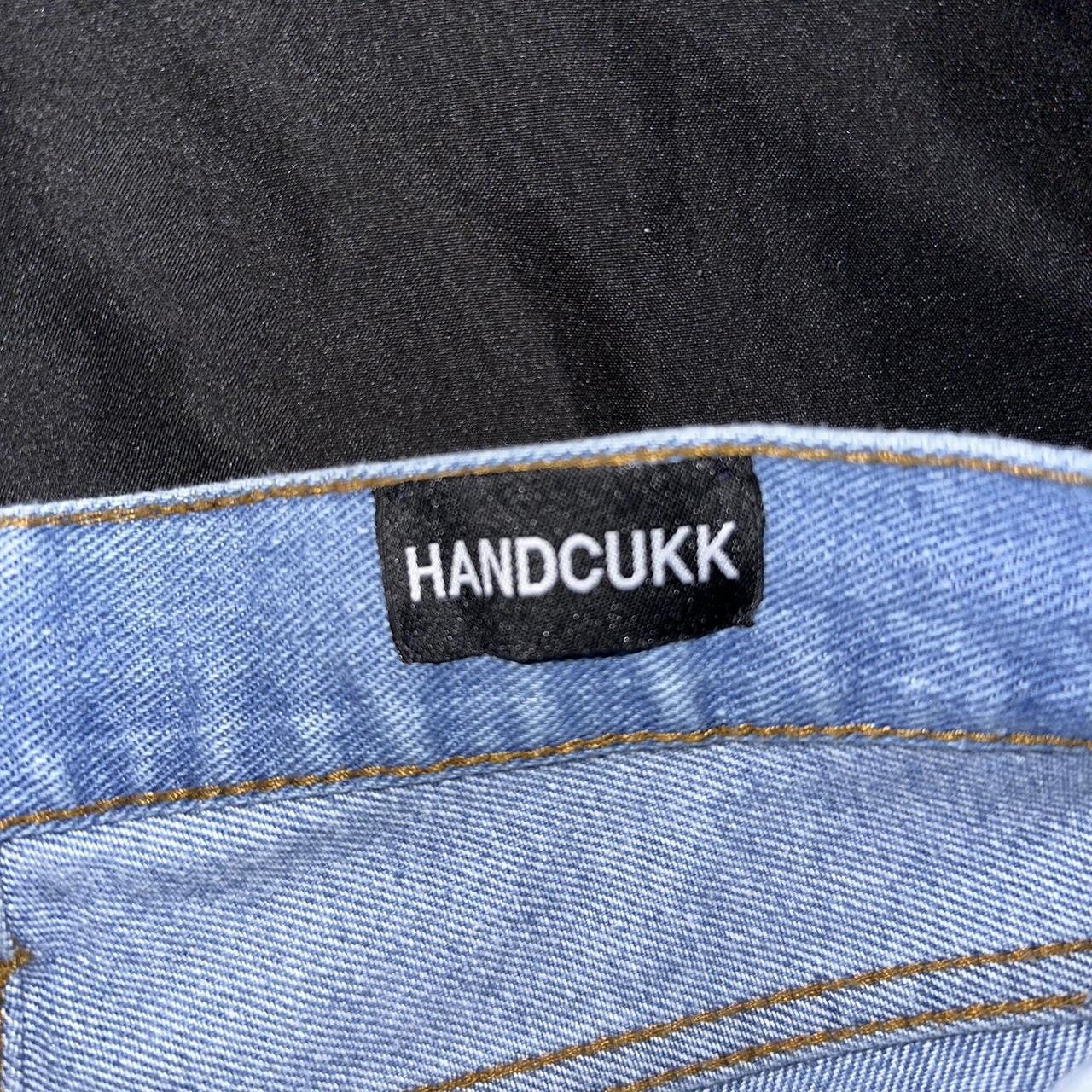 HANDCUKK 34x32 Demon Slayer Jeans Regular fit Open... - Depop