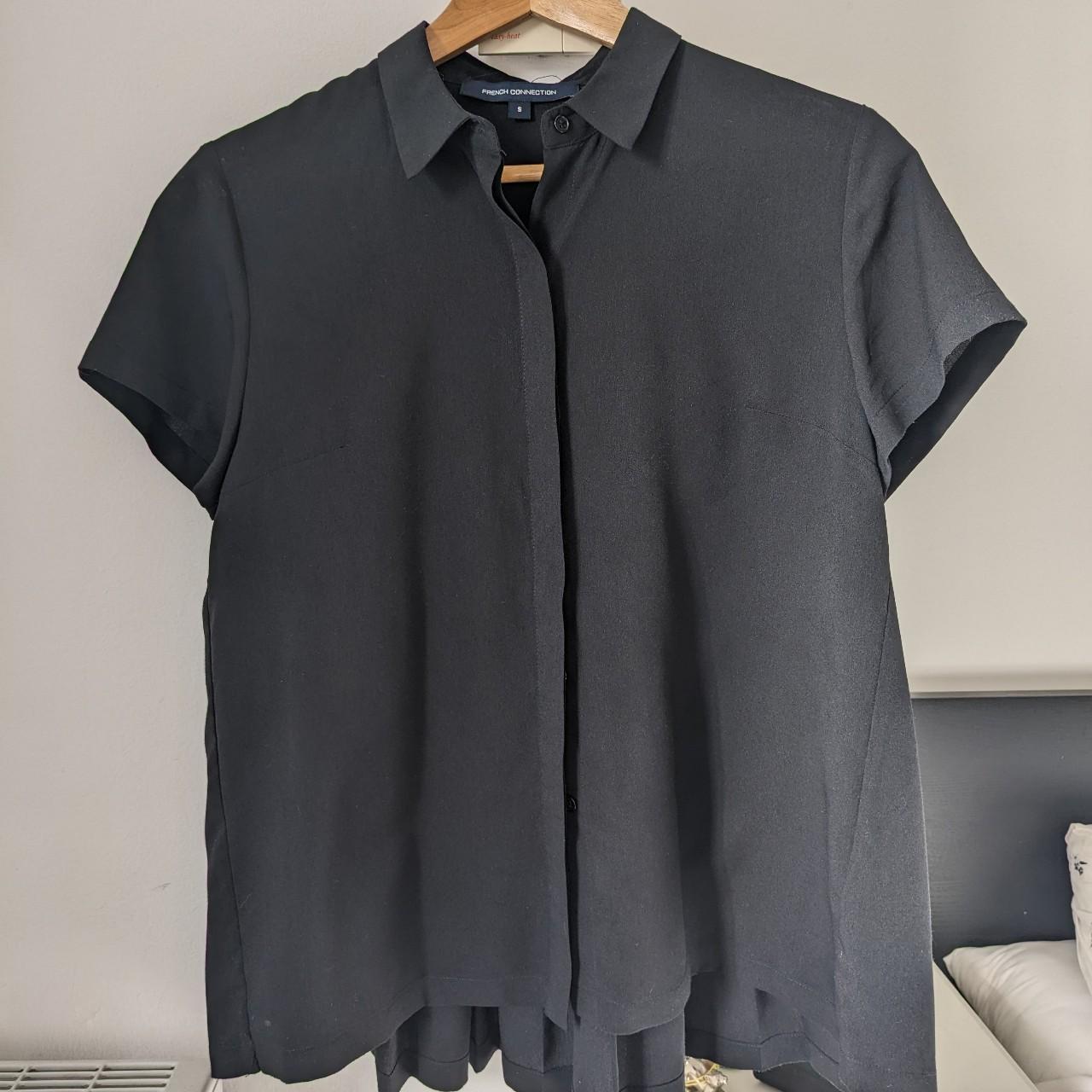 Black French Connection blouse #frenchconnection - Depop