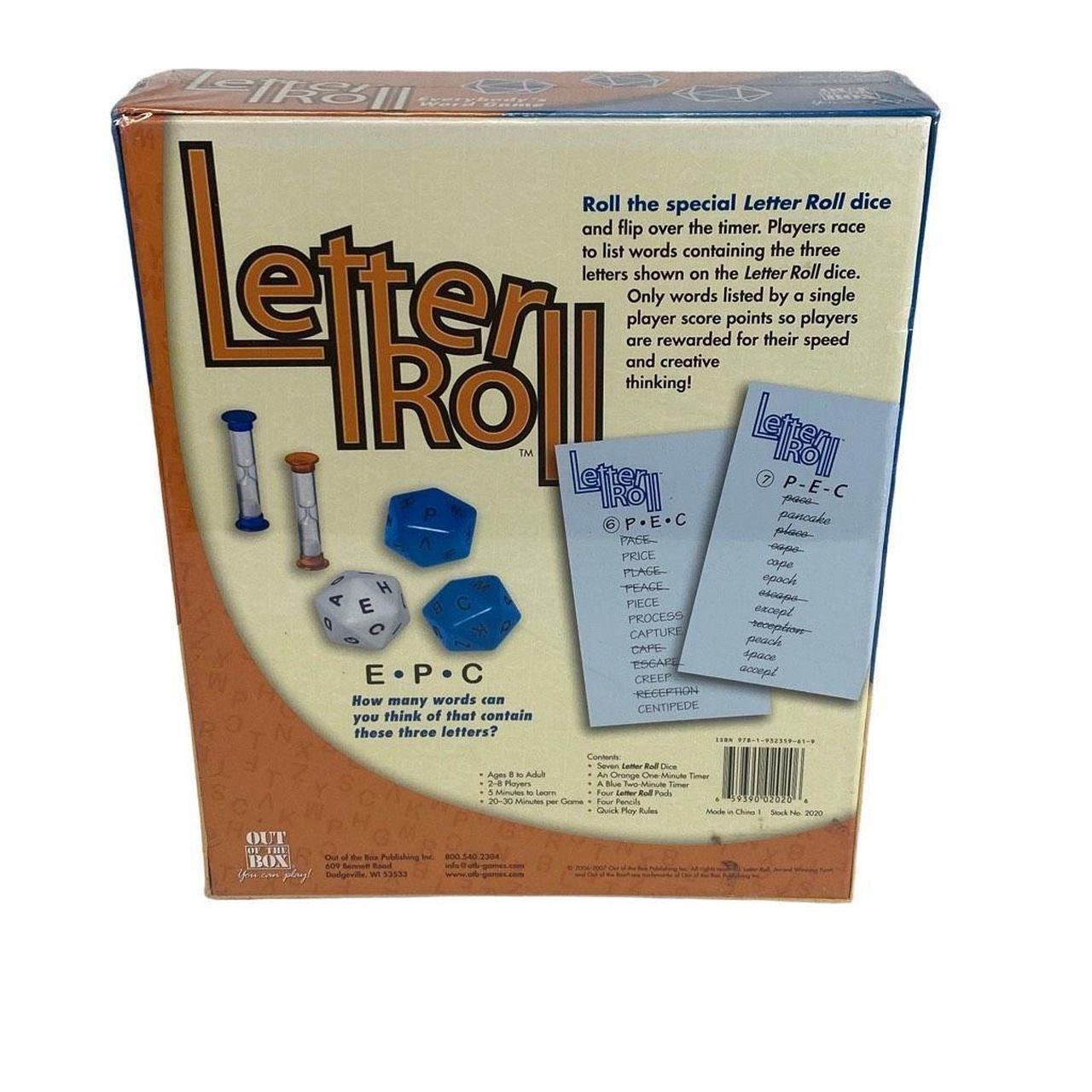 NEW Game “Letter Roll” Letter Dice Timer Spelling... - Depop