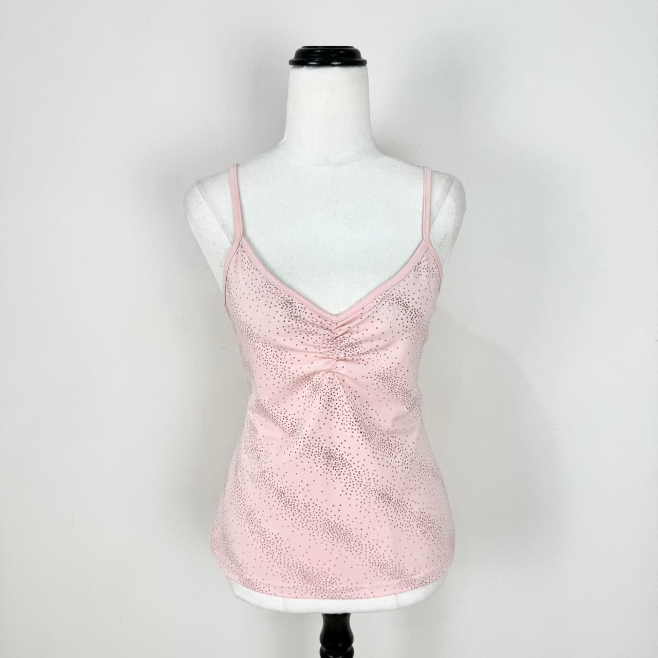 VINTAGE 2000s NEXT GIRL BABY PINK CAMI / SINGLET... - Depop