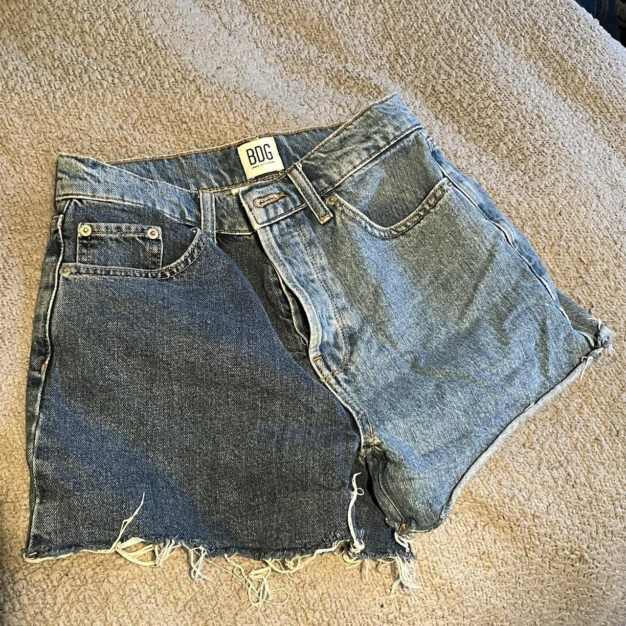 Urban Outfitters BDG Shorts with contrast denim.... - Depop