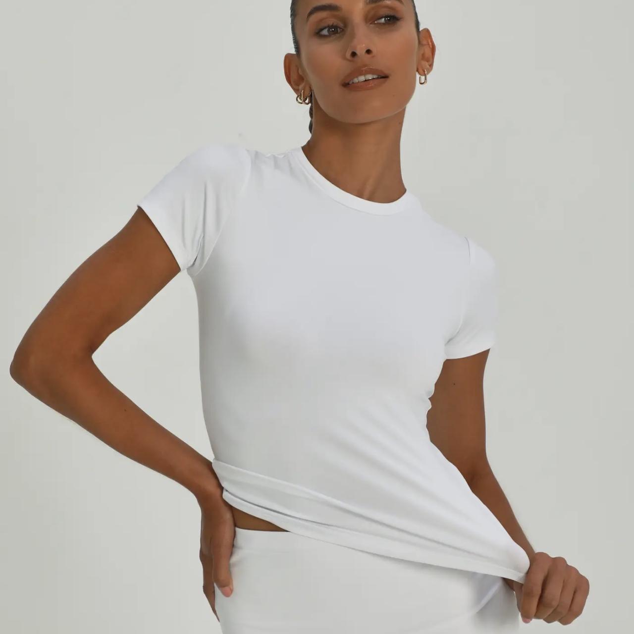 supersoft long line tee from glassons. new with tags... - Depop