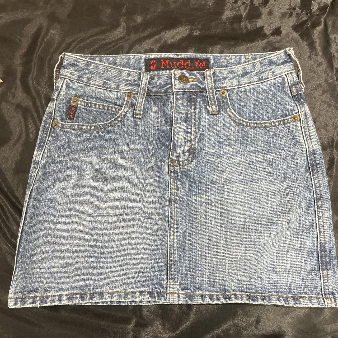 Mudd Yo! Denim Mini Skirt In great condition Super... - Depop