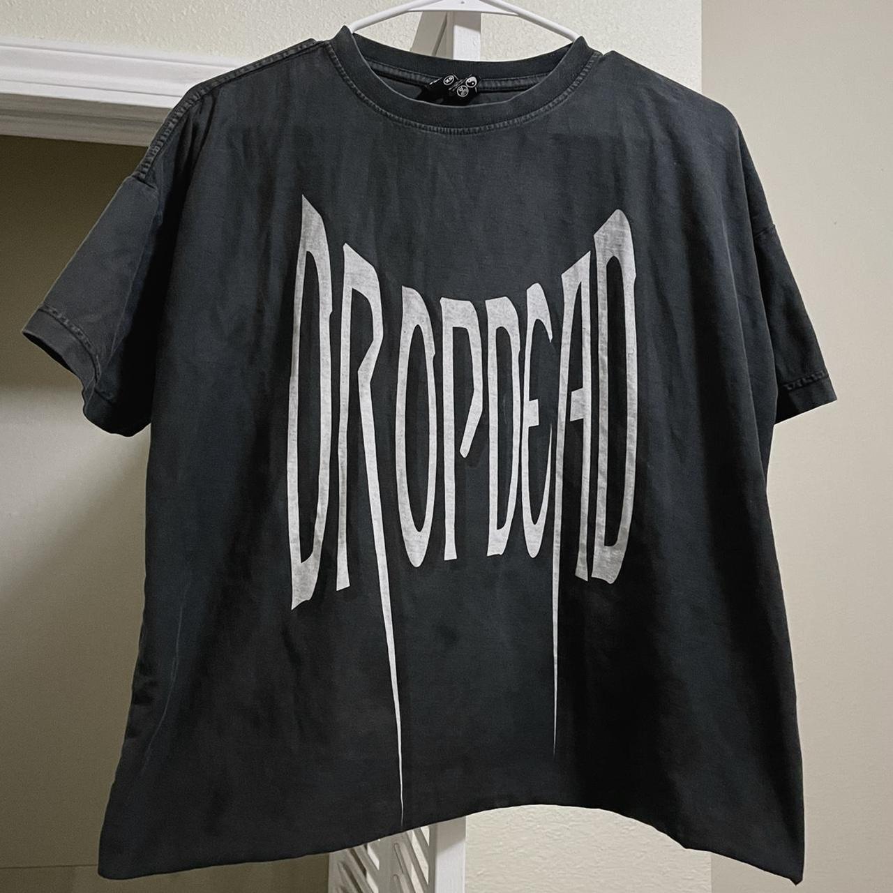#DROPDEAD HAZARDOUS ARCH LOGO T-SHIRT 🧛🏻‍♀️☣️ TAGGED AN... - Depop