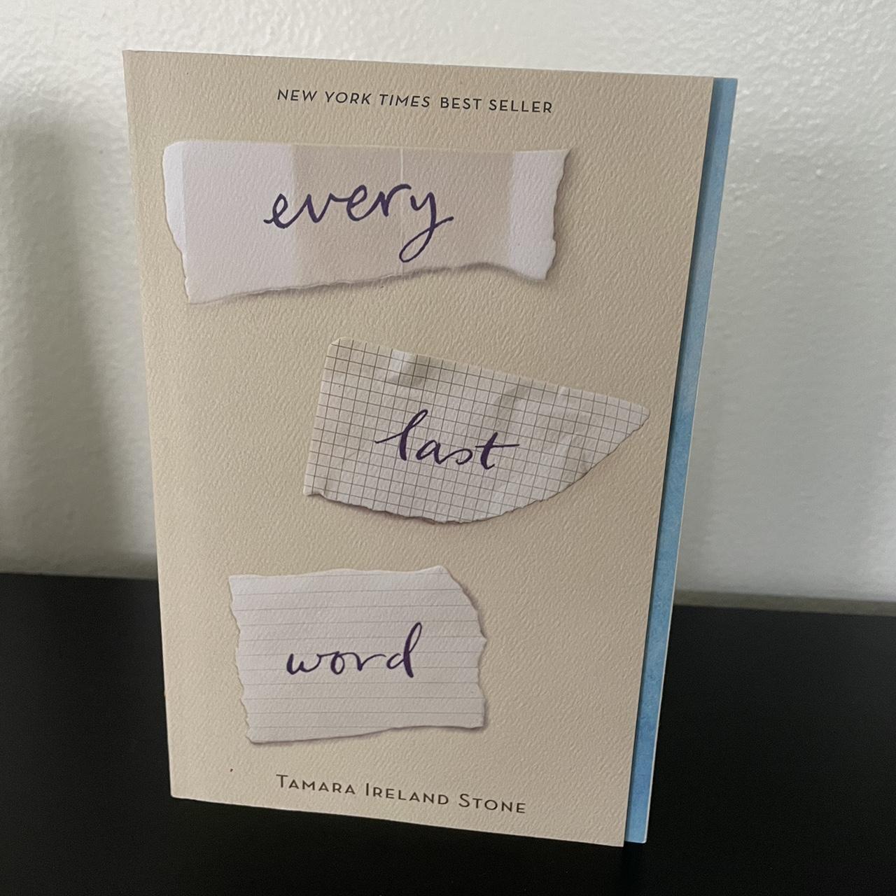 Every last word. BOOK brand new - Depop