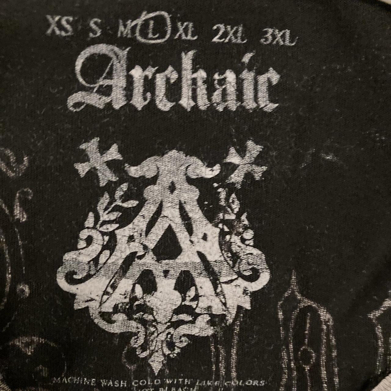 Archaic Large tee Front and back graphic ... - Depop