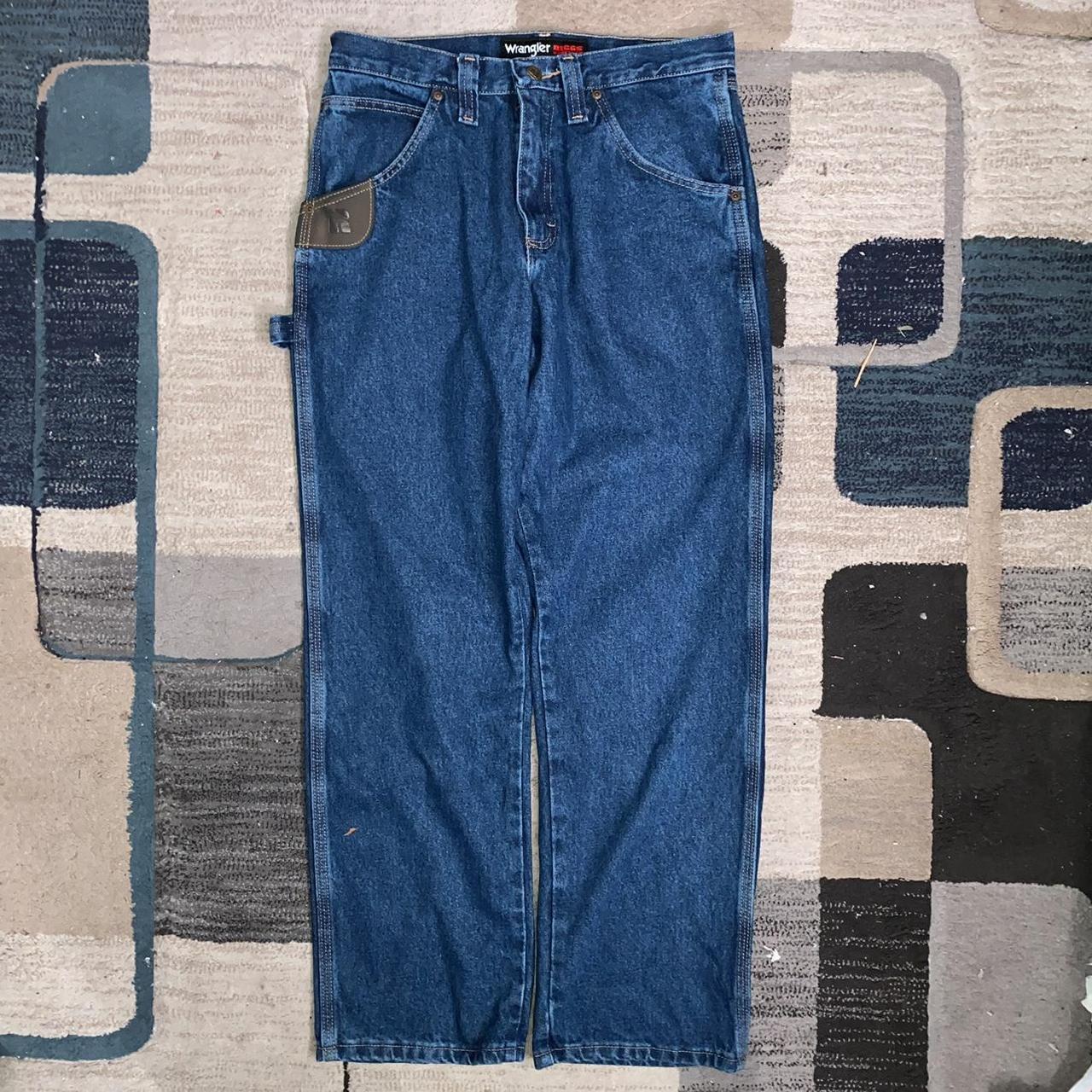 Blue Wrangler Riggs Workwear Carpenter Jeans ... - Depop