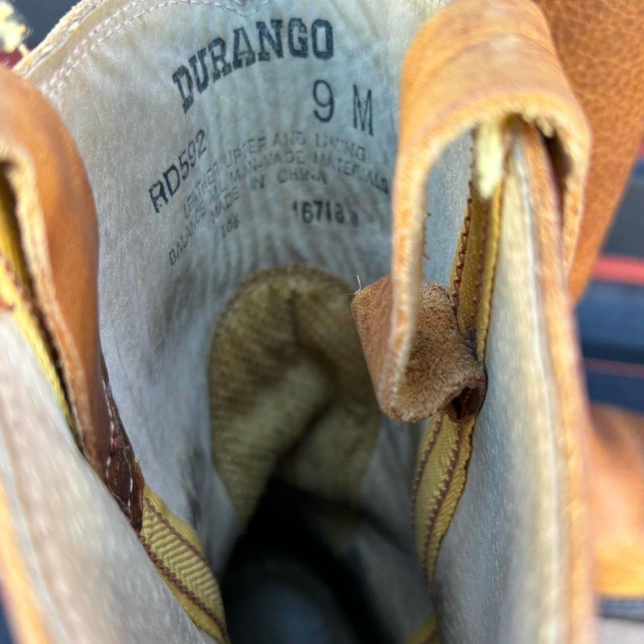 Stunning Brown/Yellow leather Durango harness... - Depop