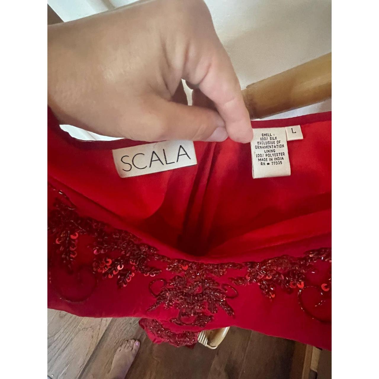 Scala Women's Red Dress | Depop