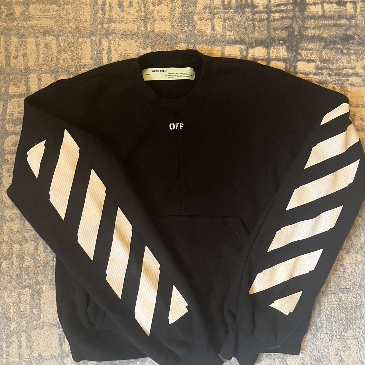 Off White 2013 OG Sweater size L good condition,... - Depop