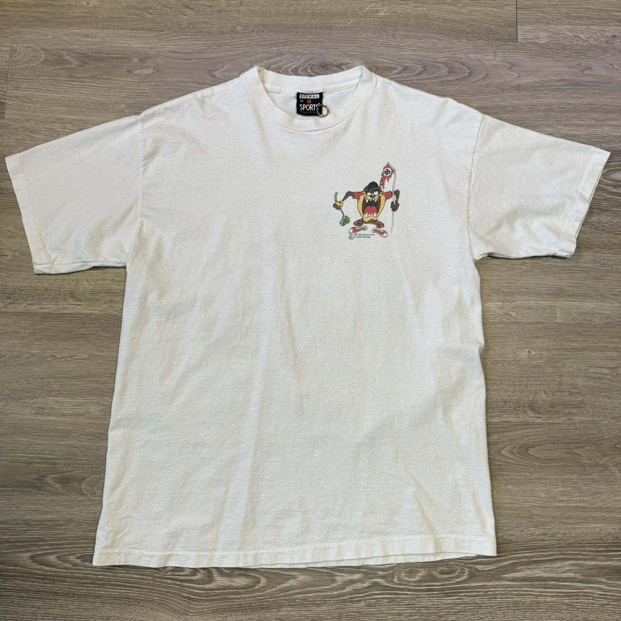 Vintage 1994 Taz T-Shirt Size: XL Condition:... - Depop