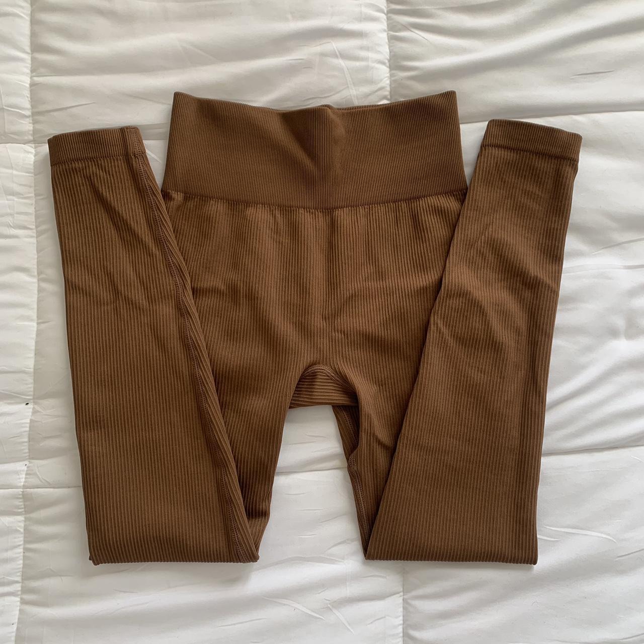 OQQ TikTok viral gym set in “Tiramisu” size S ... - Depop