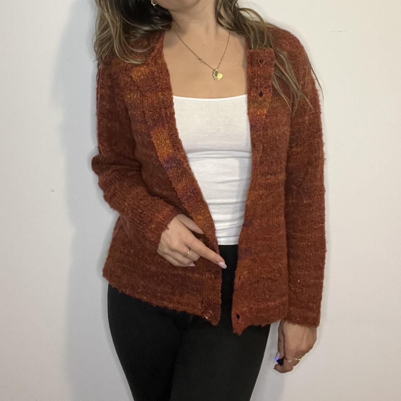 Gorgeous multi-colored cardigan So cute for... - Depop