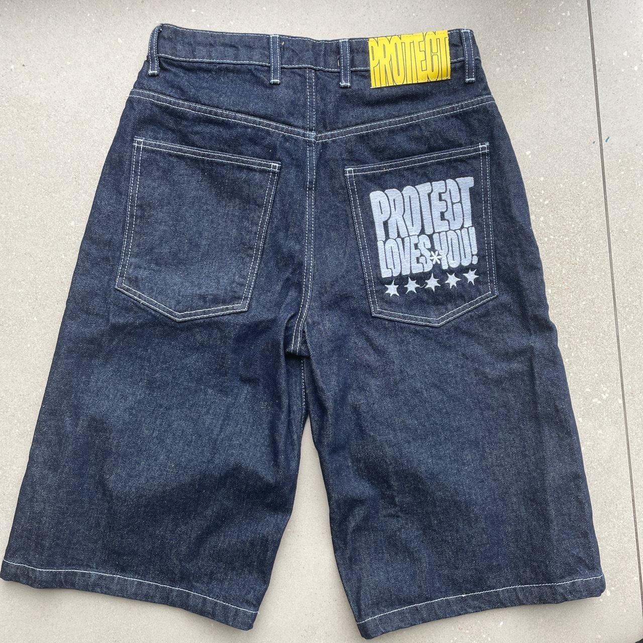 PROTECT LDN JORTS SIZE SMALL SEND REASONABLE... - Depop