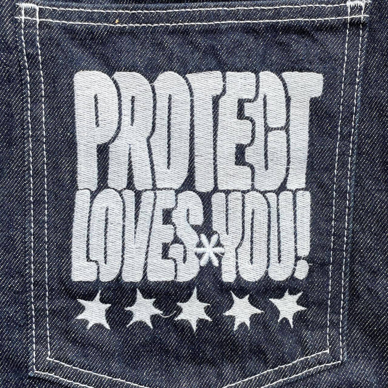 PROTECT LDN JORTS SIZE SMALL SEND REASONABLE... - Depop