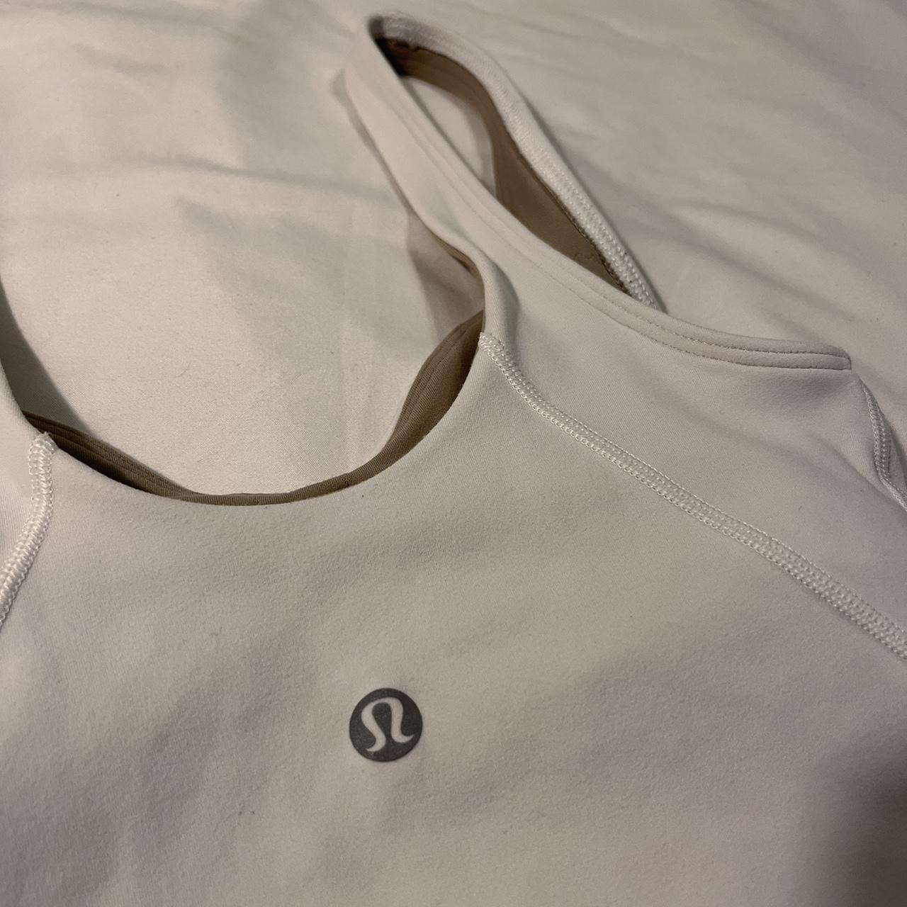 Lululemon White Align Tank Very cute work out tank!... - Depop