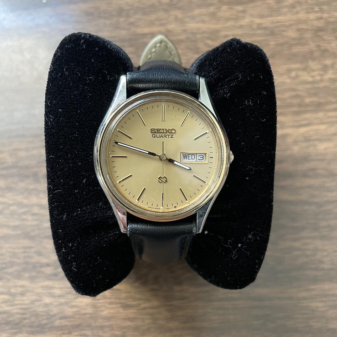 Vintage Seiko Quartz Watch Minor scratching on the... - Depop